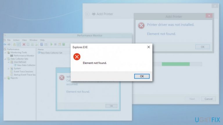 How to fix “Element Not Found” error on Windows 10?