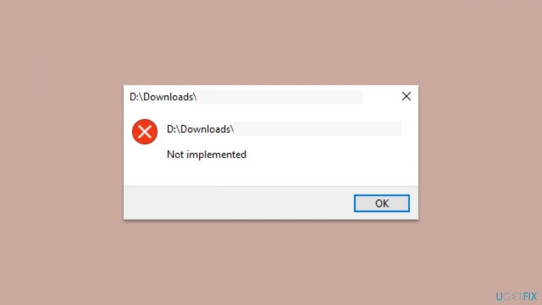 How to fix "Not Implemented" error in MS Office and Outlook?