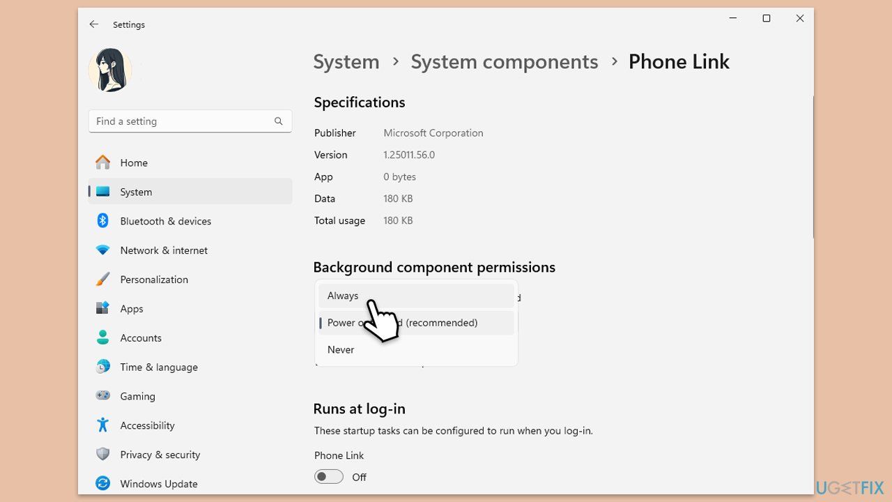 How to fix Phone Link app not working or not opening in Windows?